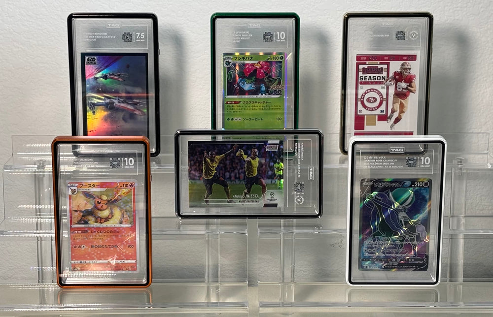 The First Custom-Fit Aluminum Alloy Case for TAG-Graded Cards – Slabma