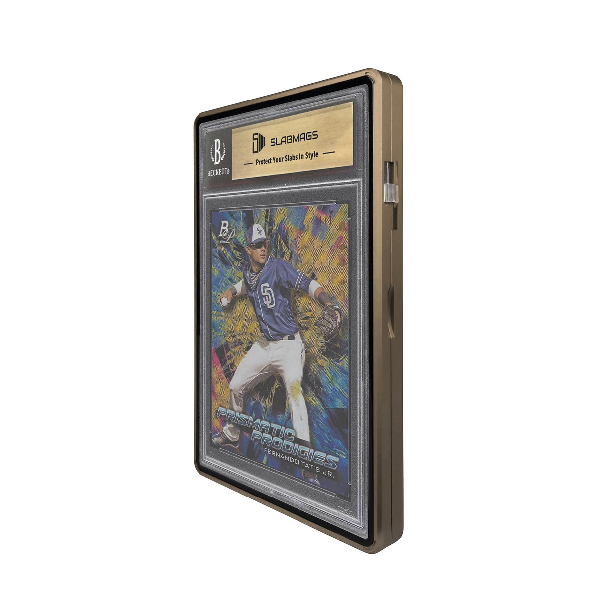 Medium Sized BGS Slabmags Case - Matte Gold - Slabmags