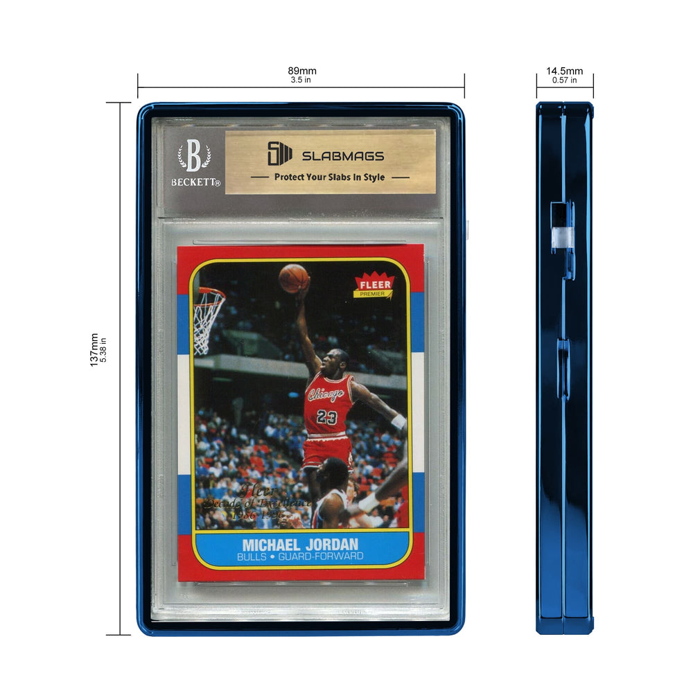 Medium Sized BGS Slabmags Case - Metallic Blue - Slabmags