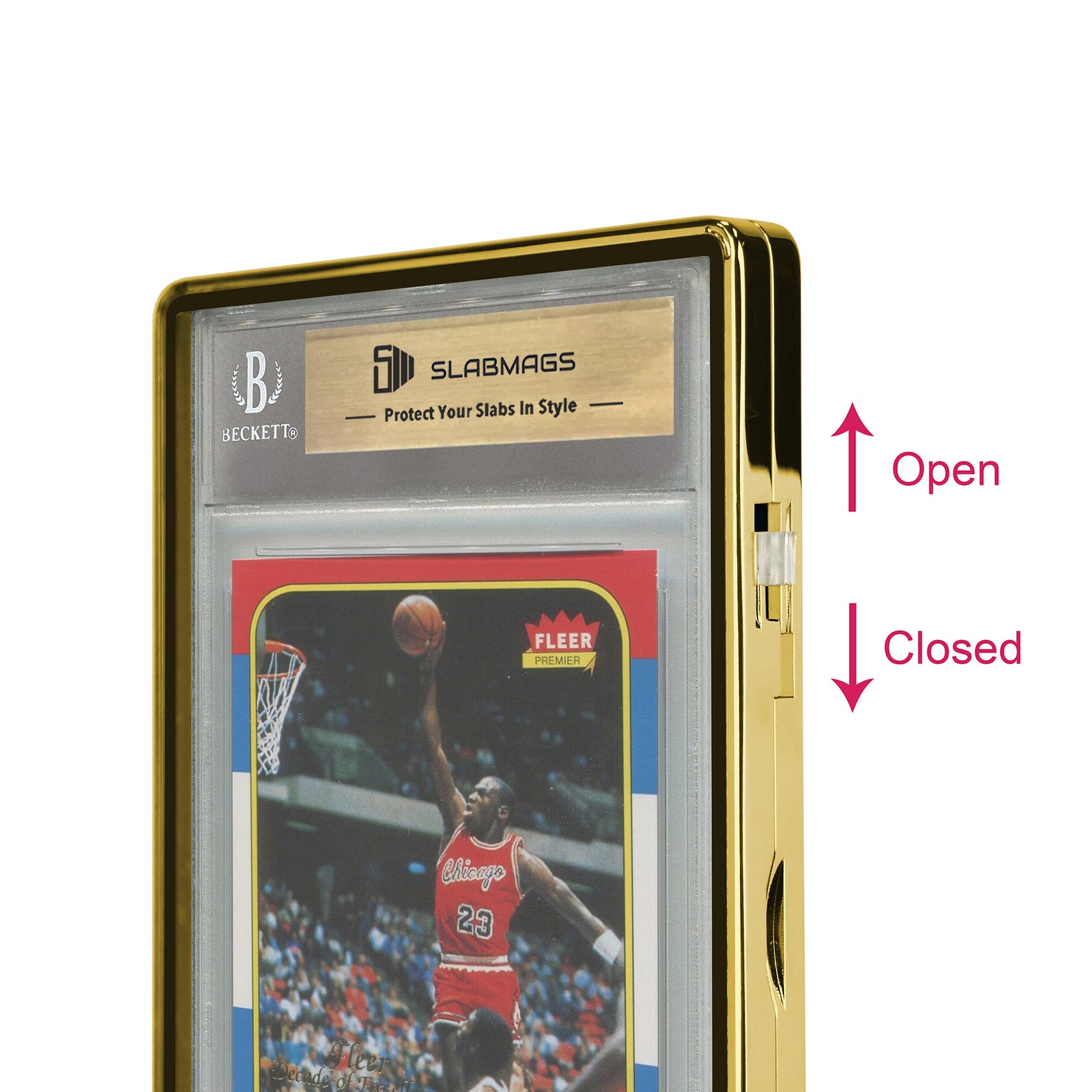 Medium Sized BGS Slabmags Case - Metallic Gold - Slabmags