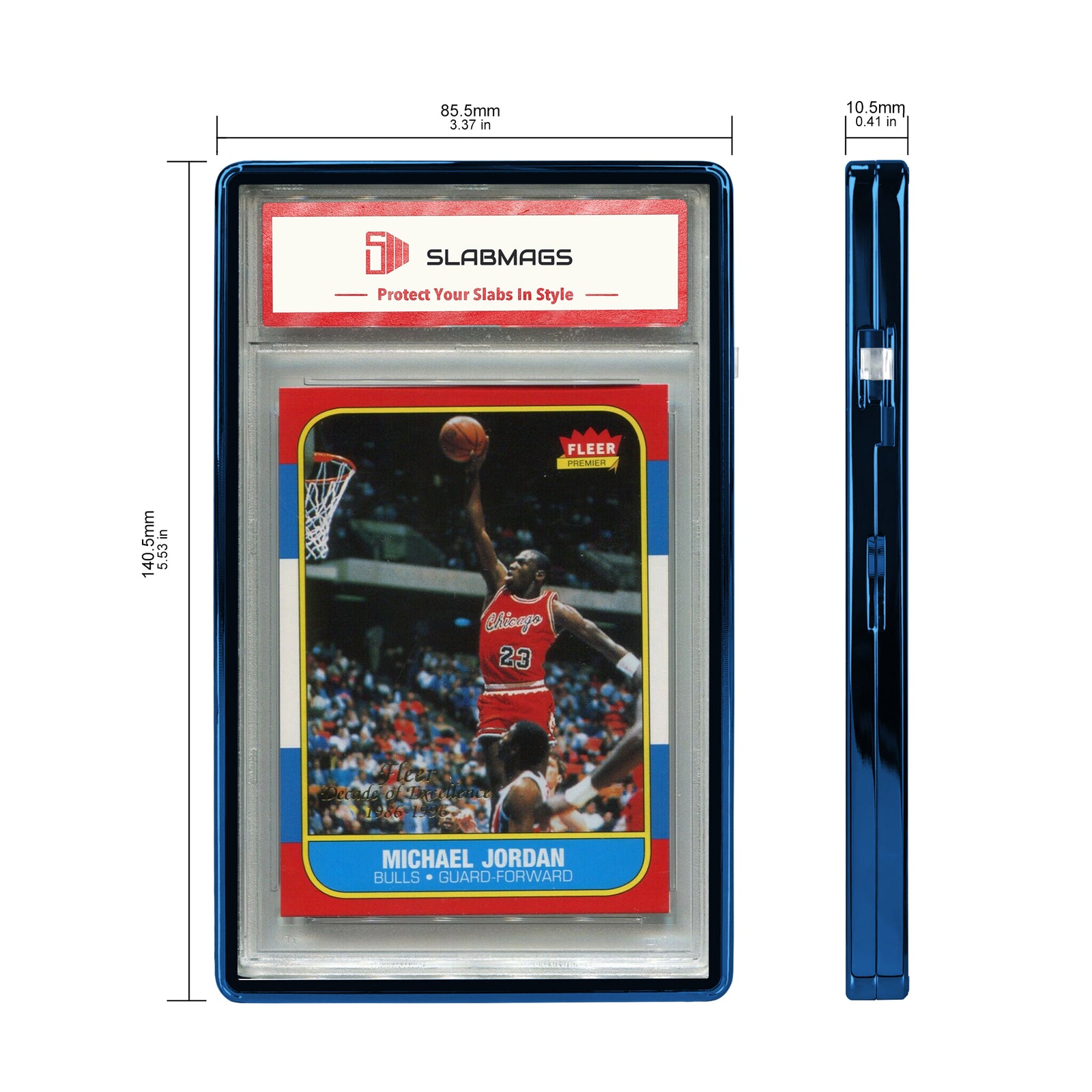 Standard PSA Slabmags Case - Metallic Blue(Compatible With Standard CG ...